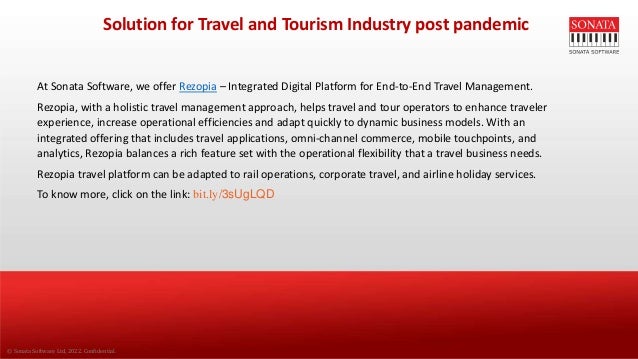 The future of travel and tourism post pandemic | PPTX