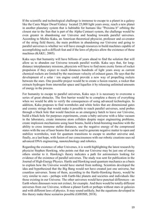 The future of universe, sun, earth and humanity | PDF
