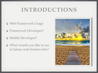 The Future Of Web Frameworks | PDF
