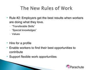 The Future - and New Rules - of Work | PPT