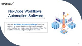 The Future of Workflows No-Code Automation for Business Productivity Software | PPT | Free Download
