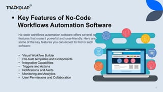 The Future of Workflows No-Code Automation for Business Productivity Software | PPT | Free Download