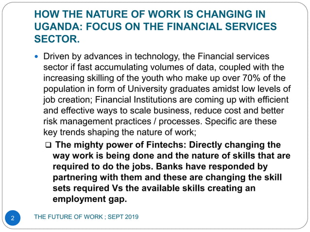 The future of work project 2019 | PPT