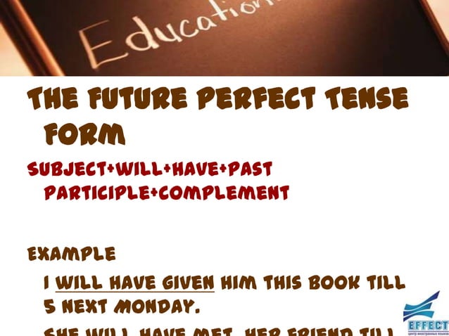 The future perfect tense | PPT