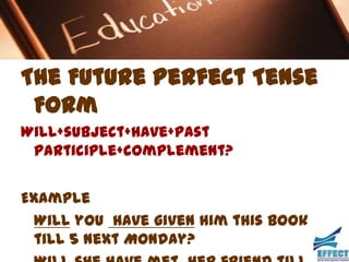 The future perfect tense | PPTX