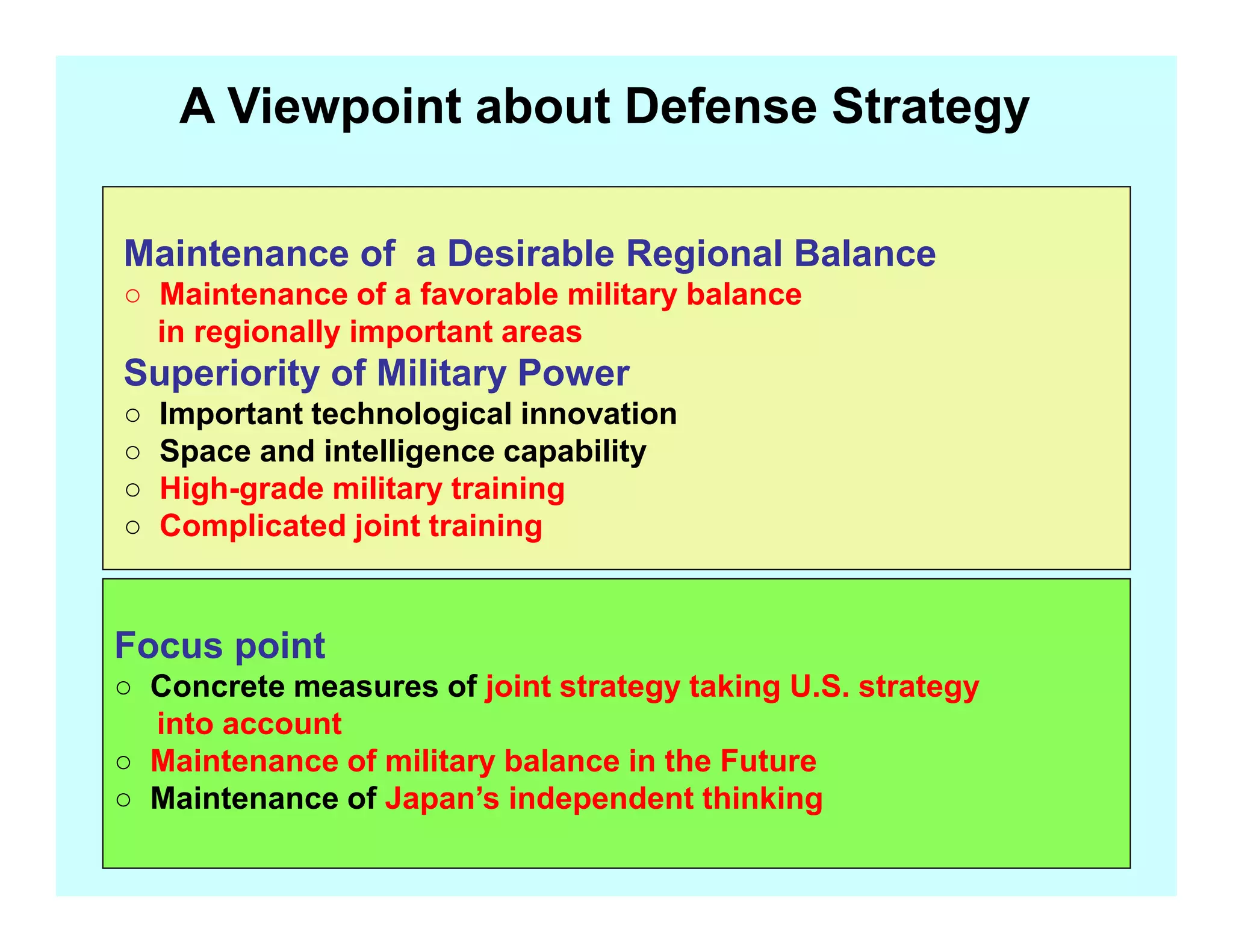 The future role of the jsdf in east asia [compatibility mode] | PDF