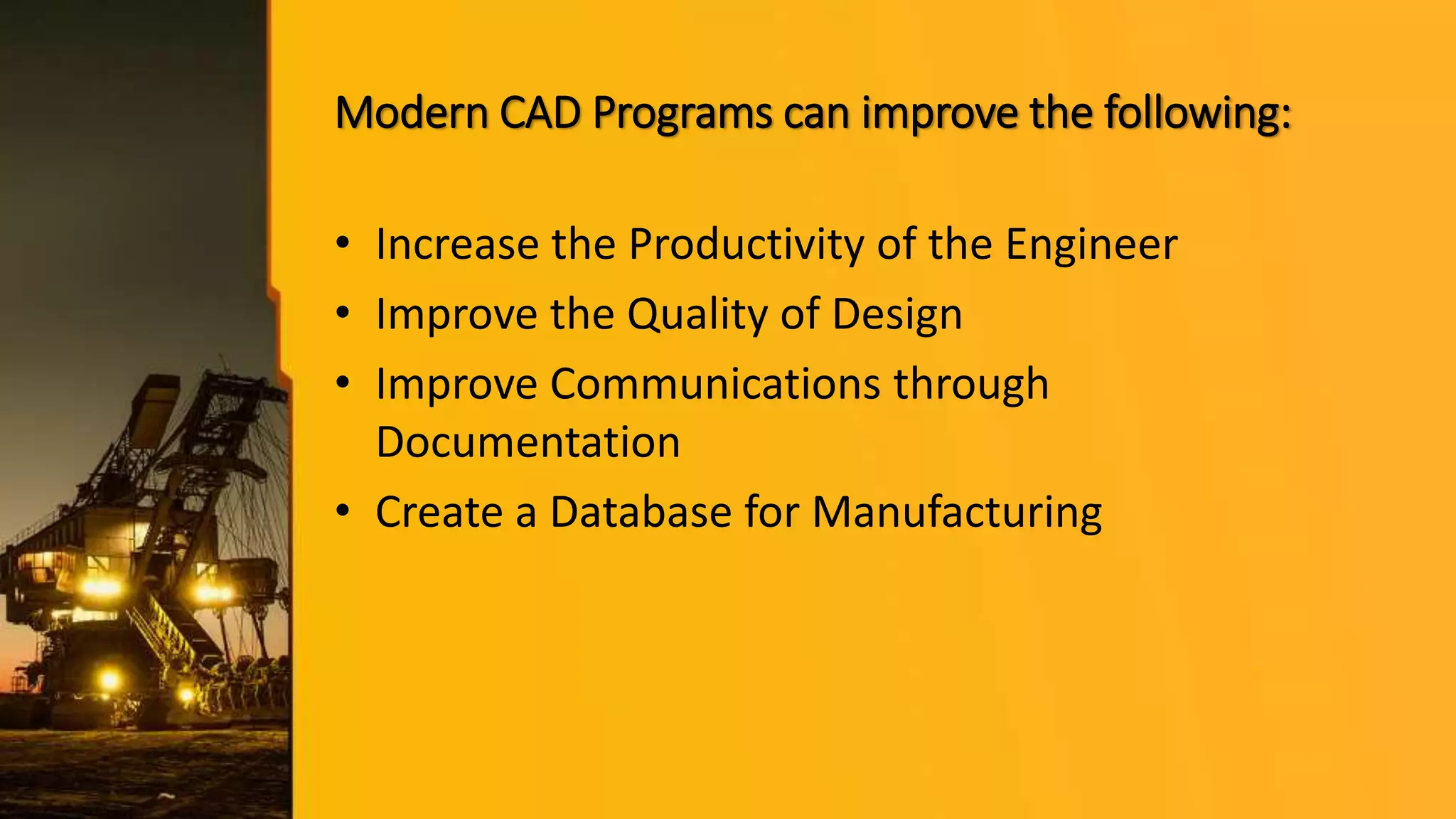 The Future Trends in CAD CAM CAE | PPTX | Civil Engineering Industry | Industries