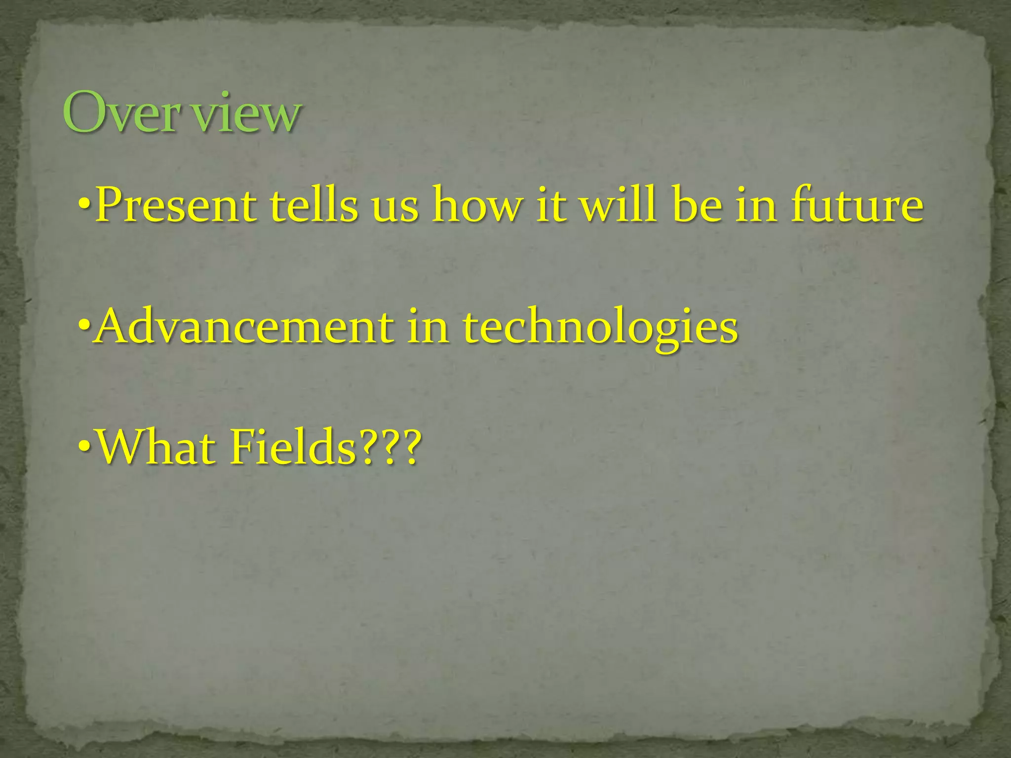 The future world | PPT