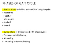 THE GAIT.pptx must know for ug and pg of Ortho | PPTX