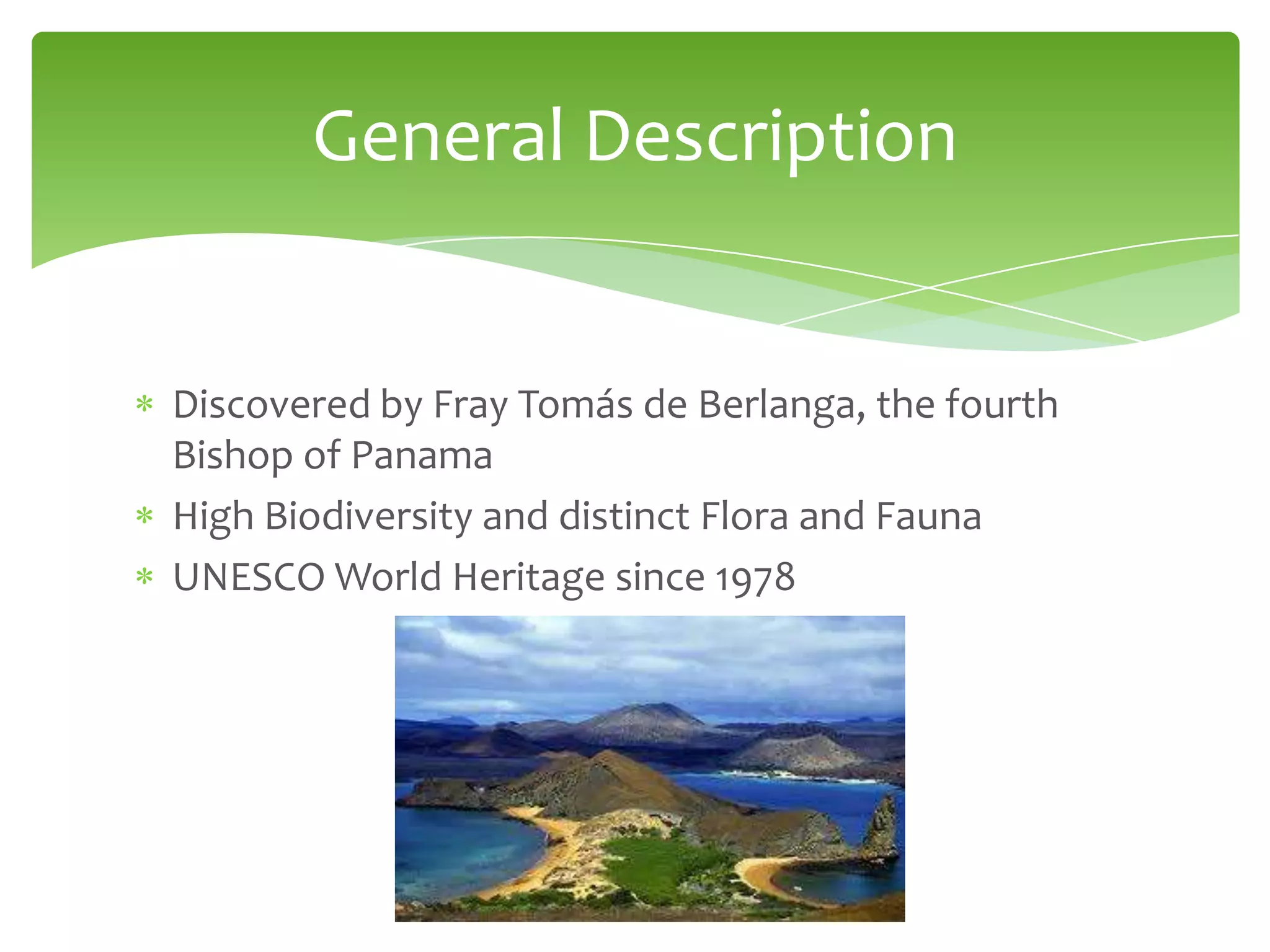 The galapagos islands | PPTX