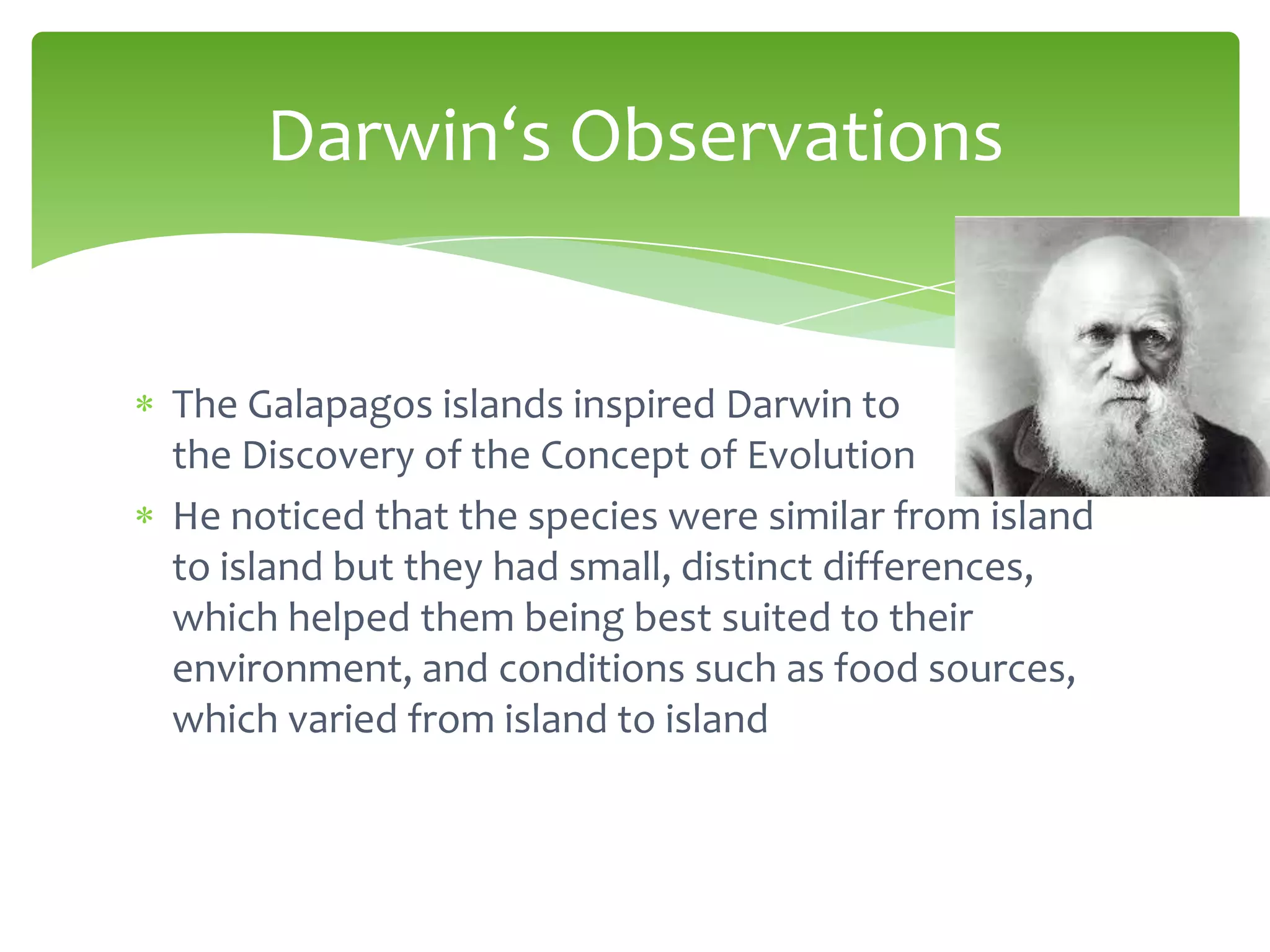 The galapagos islands | PPTX