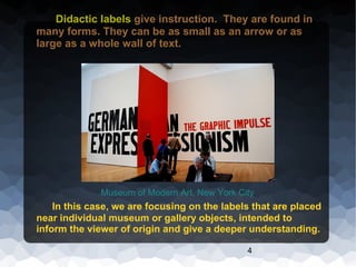 Didactics 101 Vol. One by the Gallery Goddess | PDF | Design | Fine Art