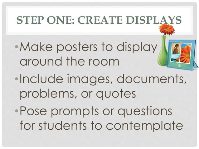 The gallery walk | PPTX | Education