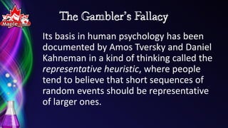 The gamblers fallacy | PDF