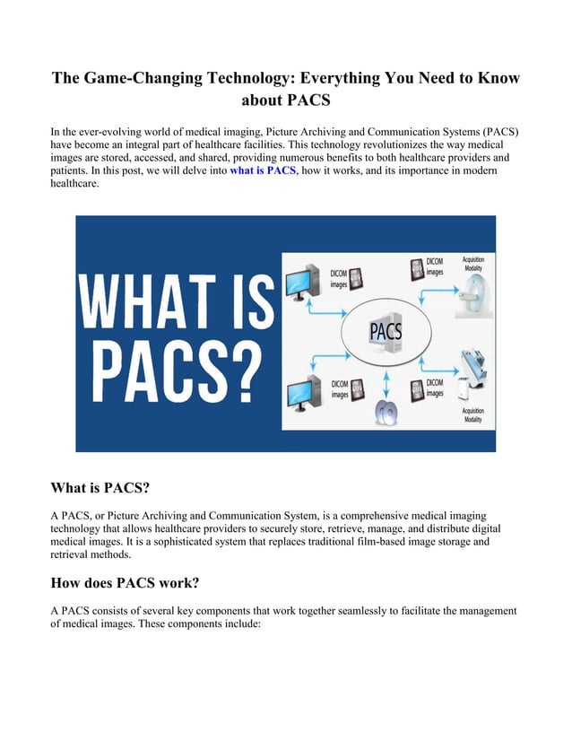 The Game-Changing Technology Everything You Need to Know about PACS.pdf