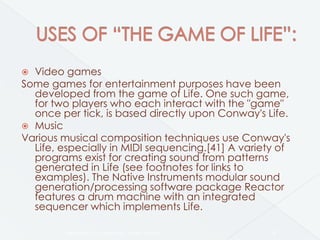 The game of life | PPTX