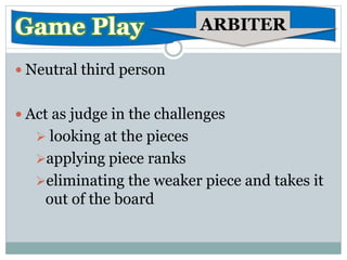 The game of the generals' story | PPT