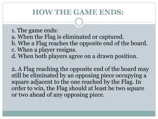 The game of the generals' story | PPT