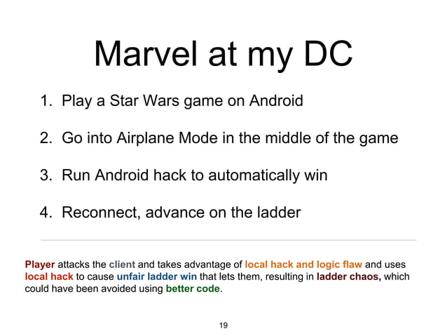 The Owasp Game Security Framework Ppt
