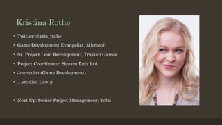 ReDI School of Digital Integration #3 TechTalk // The Gaming Industry | PDF