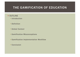 THE GAMIFICATION OF EDUCATION | PDF