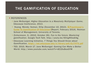THE GAMIFICATION OF EDUCATION | PDF