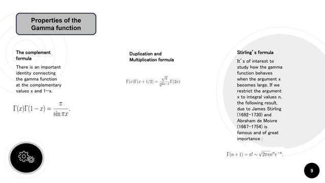 The gamma function | PPTX