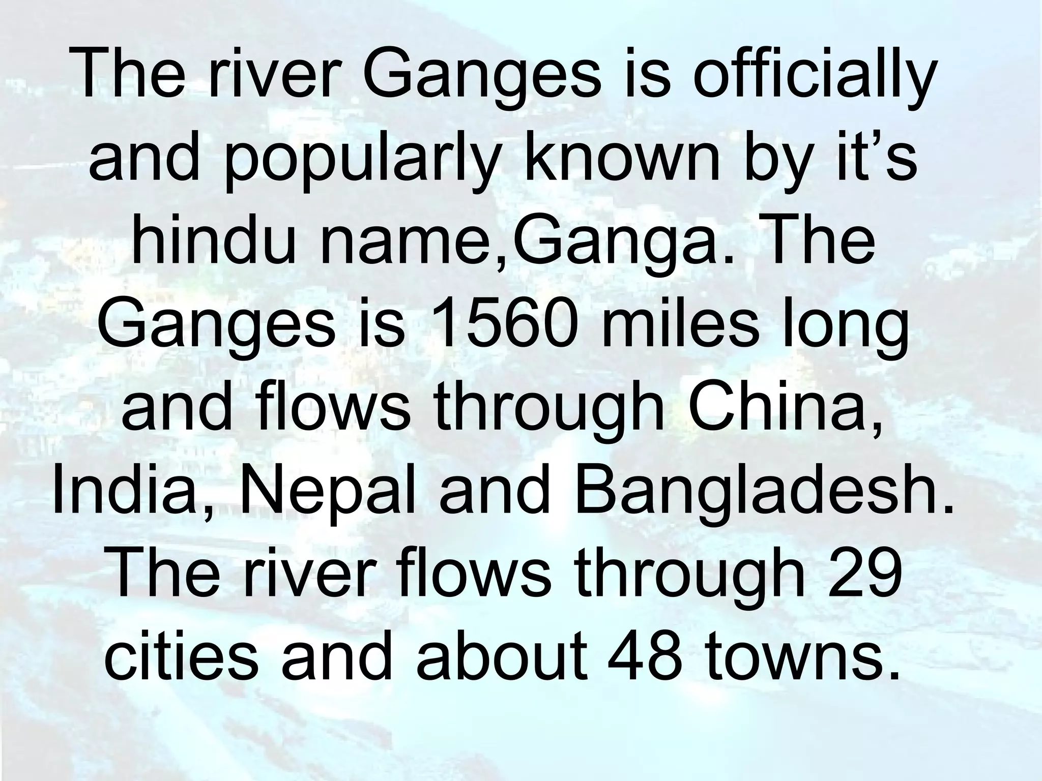 The Ganga System | PPT