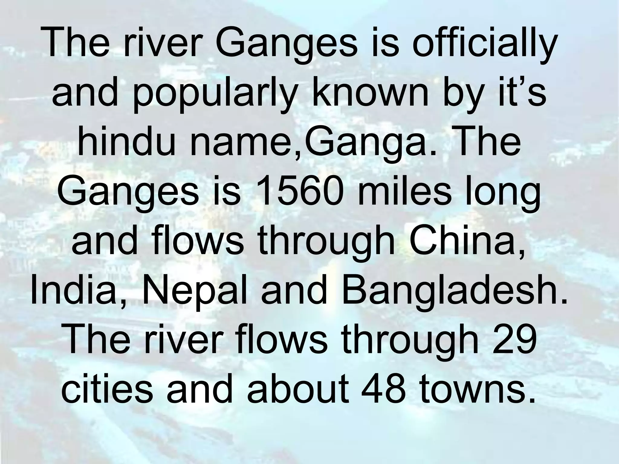 The ganga system | PPT