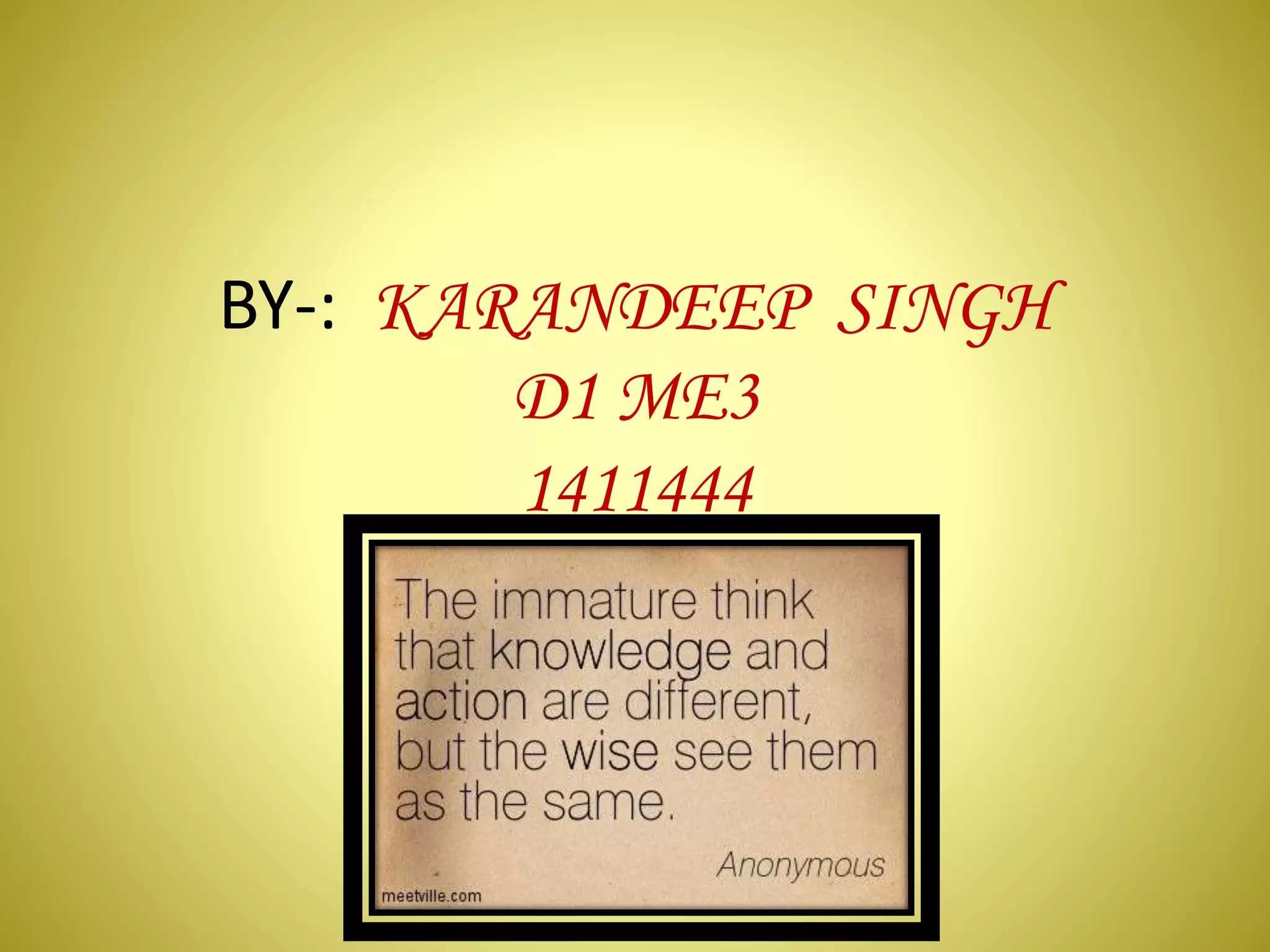 The gap between knowledge and action | PPT