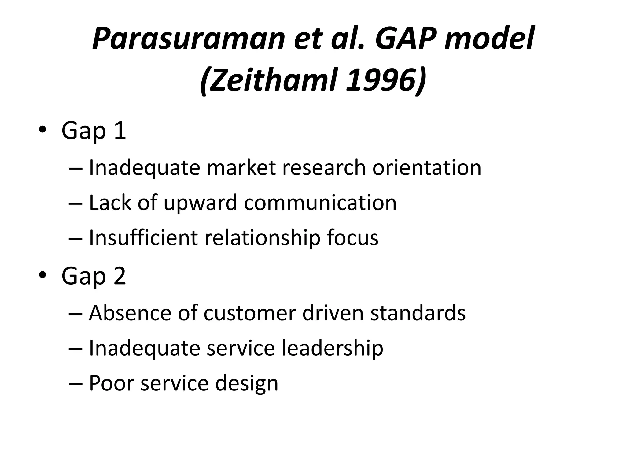 The gap model | PPT