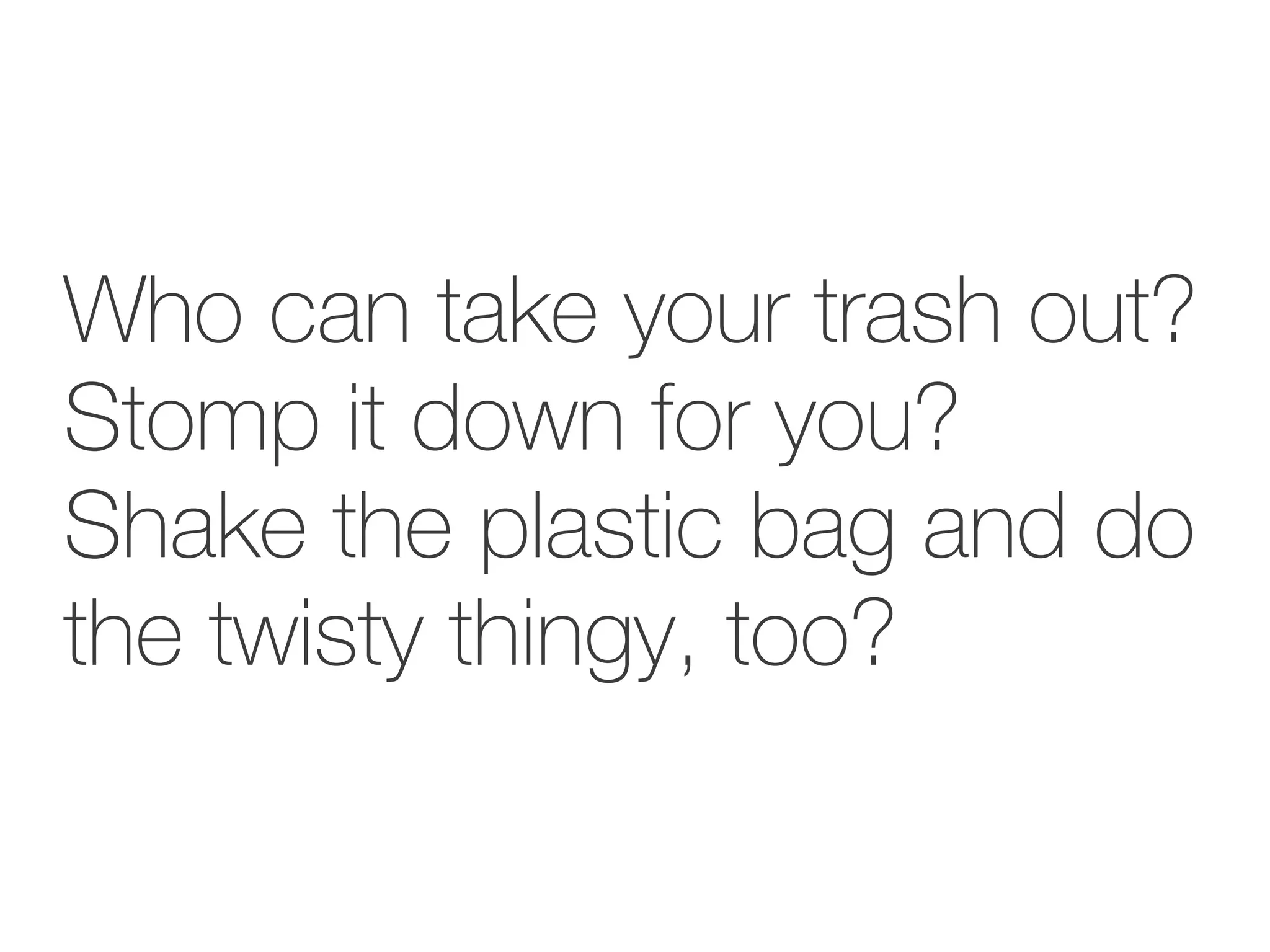 The Garbage Man Can | PDF