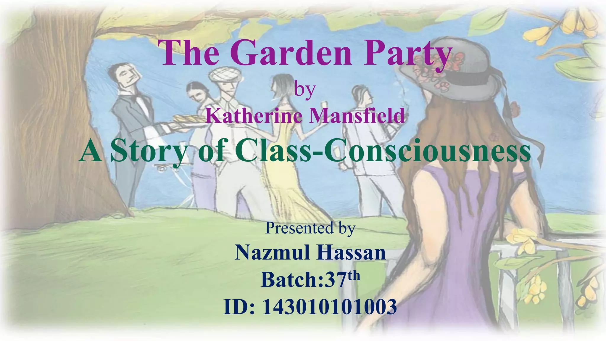 The Garden Party Class Distinction | PPTX