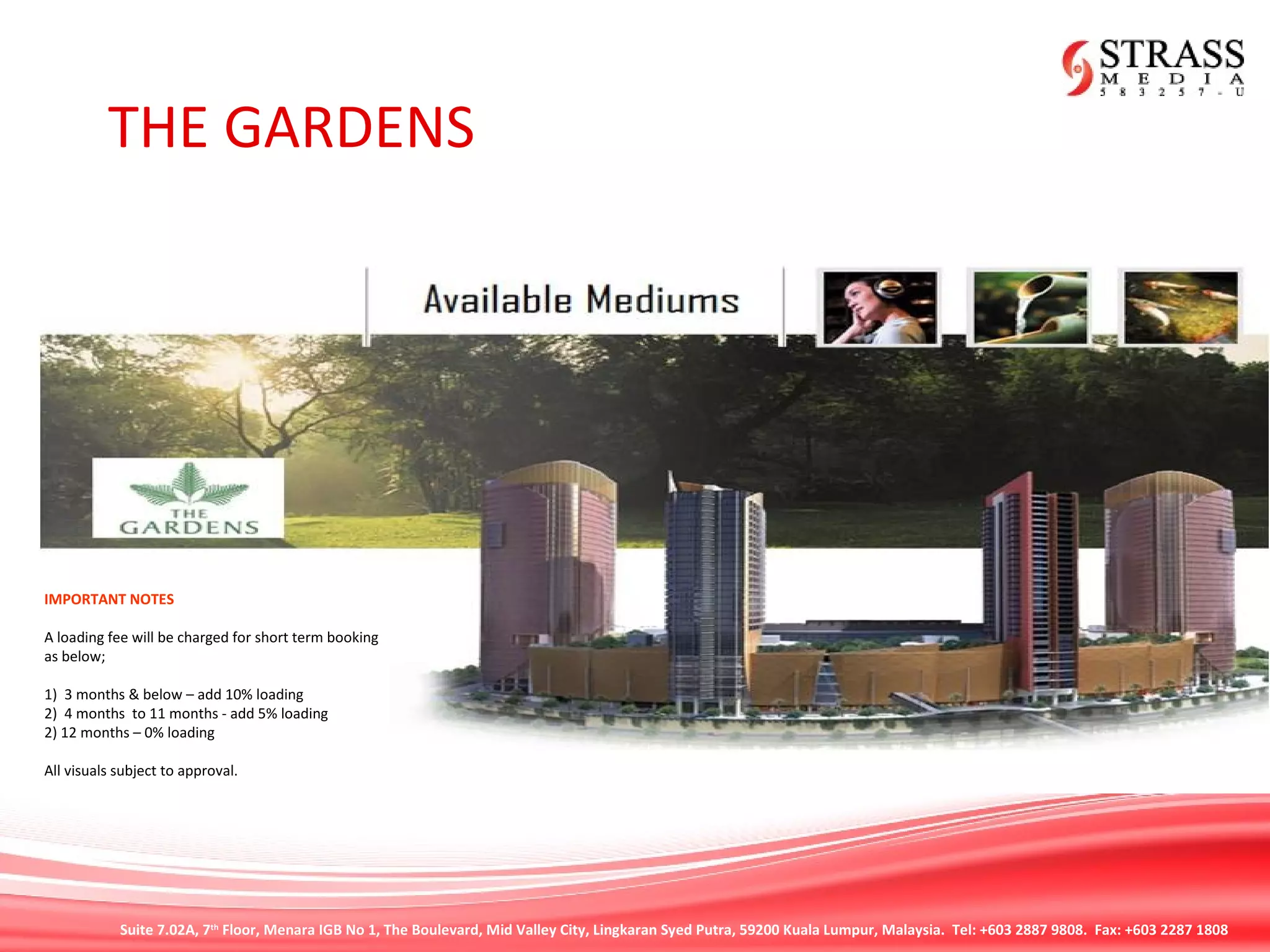 THE GARDENS MALL RATECARD | PPT