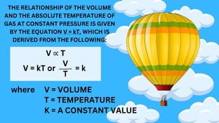THE GAS LAWS CHARLES’ LAW Gas laws .pptx