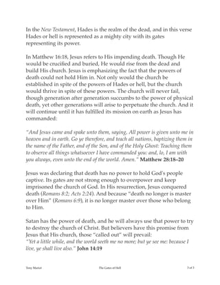 The Gates of Hell | PDF