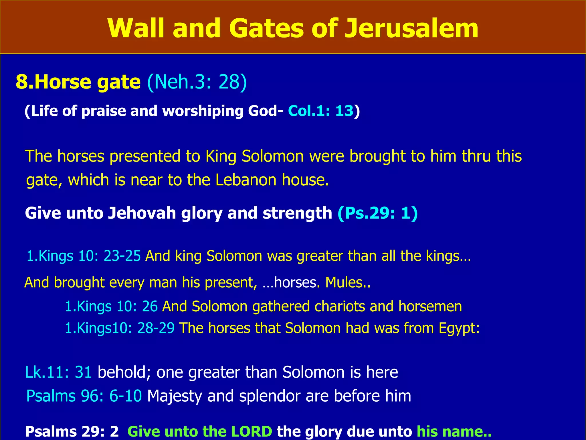 The Gates Of Jerusalem | PPT