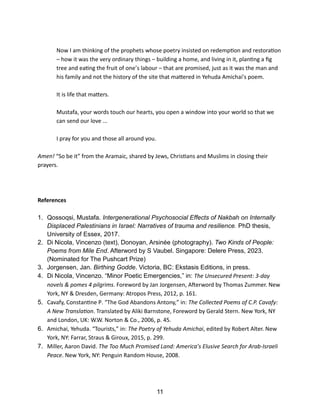 The Gaza-Israel War - A Major Poetic Emergency | DOCX