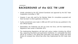 The GCC Trademark Law | PPSX