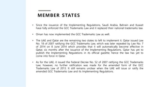 The GCC Trademark Law | PPSX