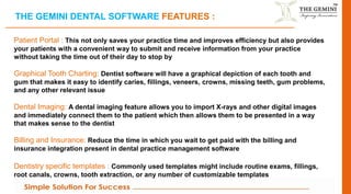 The Gemini Dental erp | PPSX