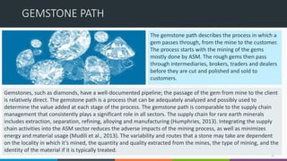 The Nigerian gemstones path and value chain | PPTX