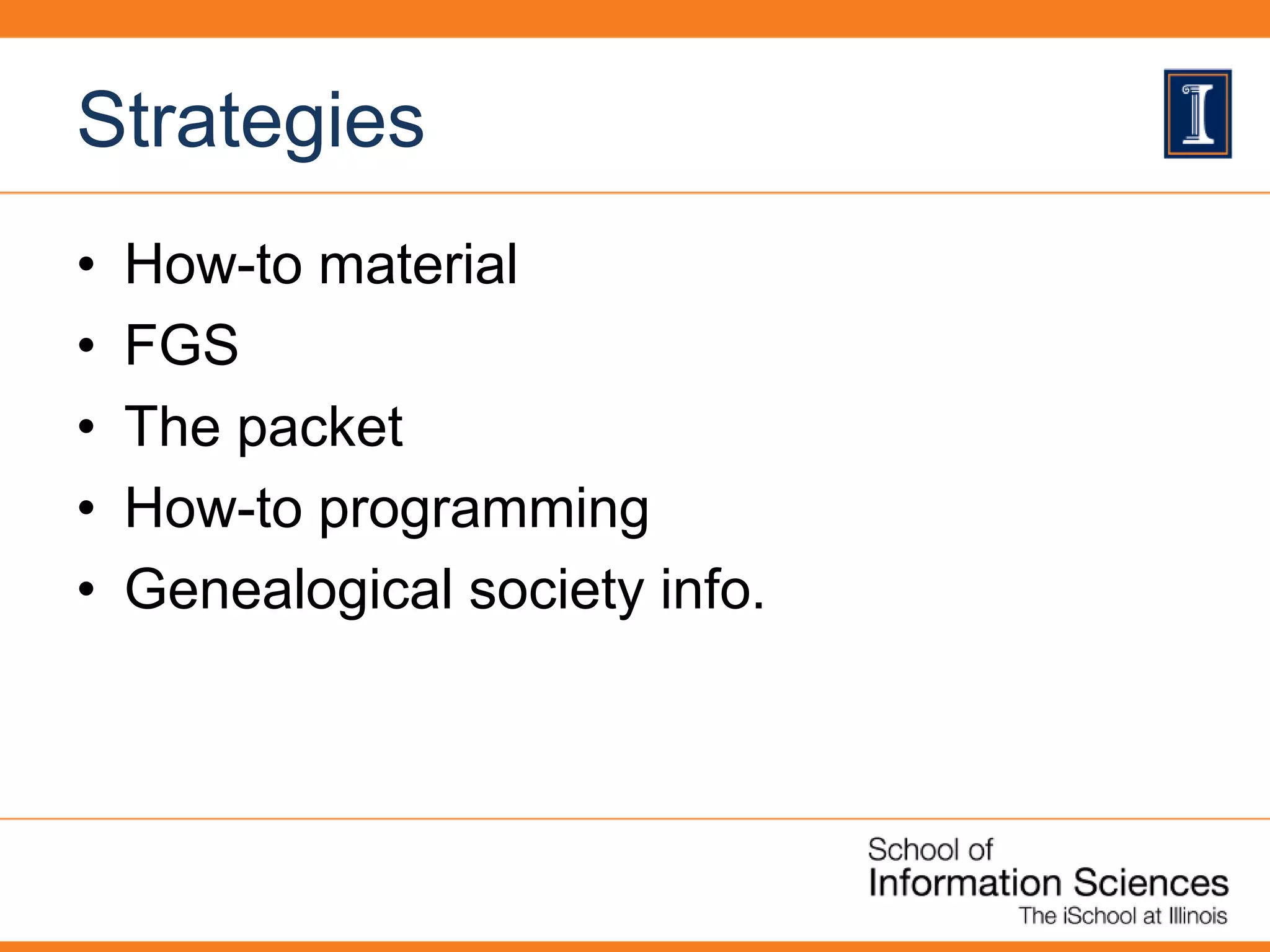 The Genealogical Reference Interview | PPTX