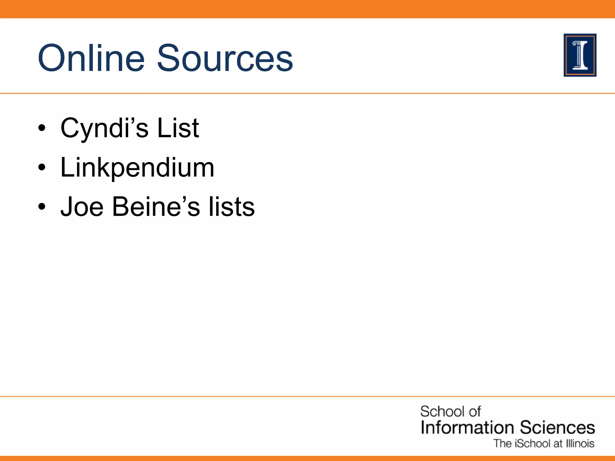 The Genealogical Reference Interview | PPTX