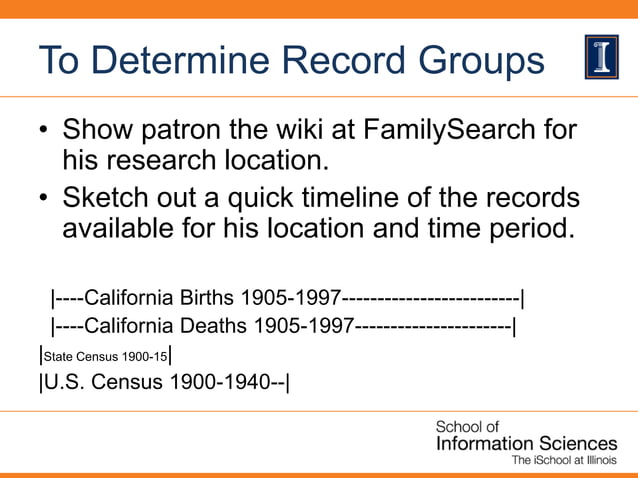 The Genealogical Reference Interview | PPT