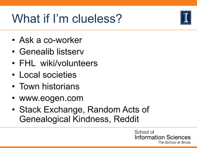 The Genealogical Reference Interview | PPT