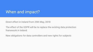 The General Data Protection Regulation (GDPR) in Ireland-What You ...