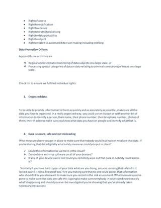 The General data protection regulation : Salient clauses | PDF