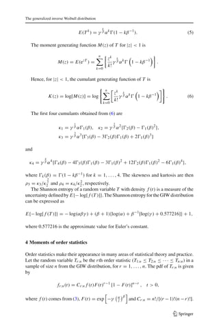 Thegeneralizedinverse weibulldistribution .... | PDF