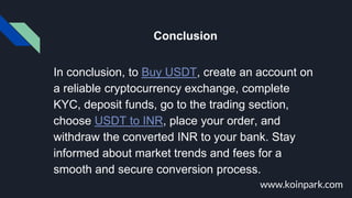 The General Steps To Buy USDT to INR In India.pptx